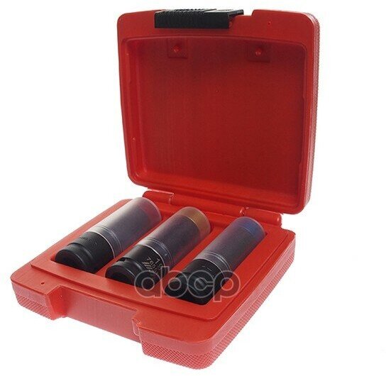 Набор головок ударных для литых дисков 17-19-21мм L=85мм 3 предмета в кейсе JTC JTC арт. JTC-7655