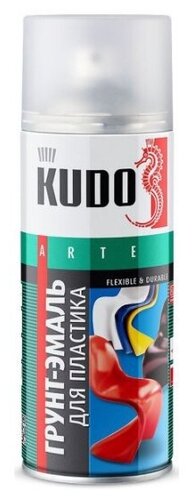 Грунт-эмаль KUDO для пластика белый 520мл — купить в интернет-магазине ...