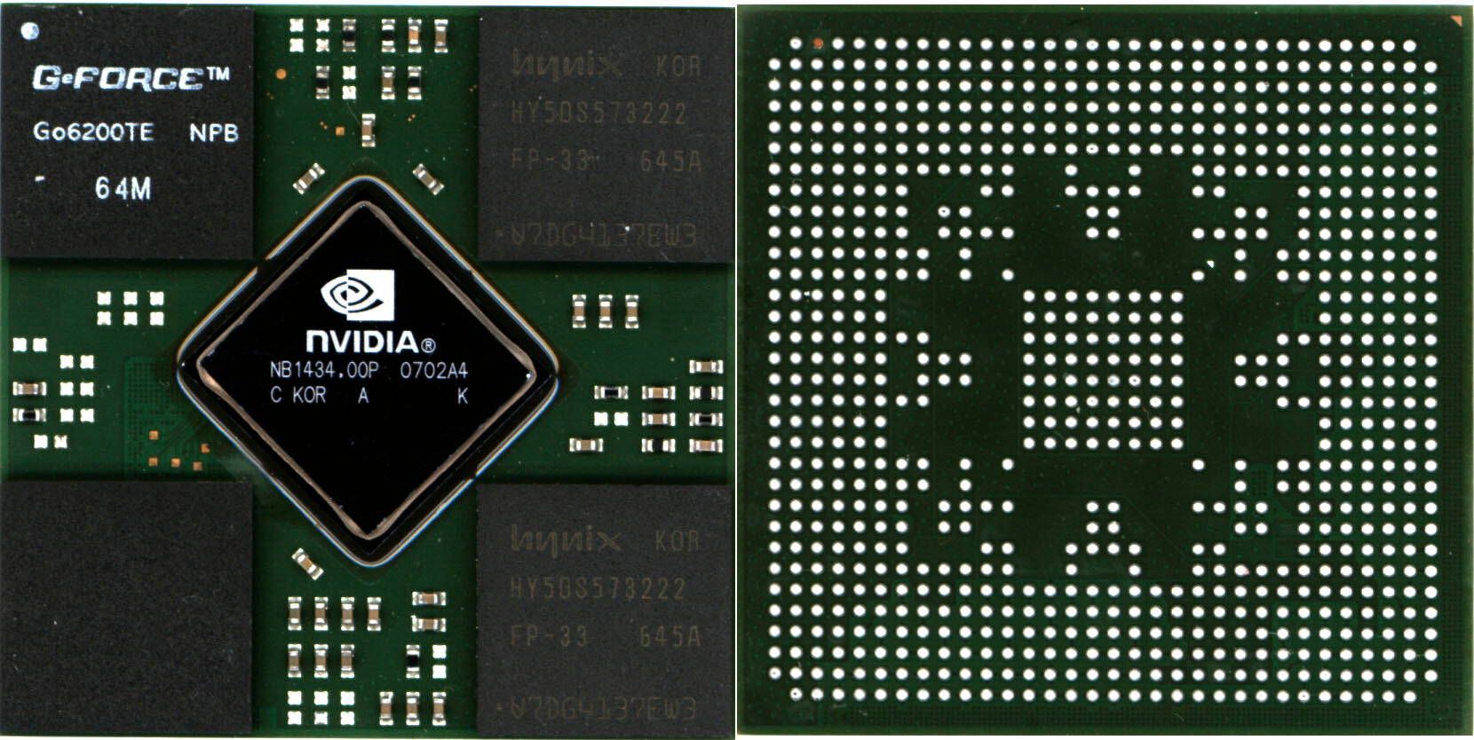 Чип nVidia Go6200TE