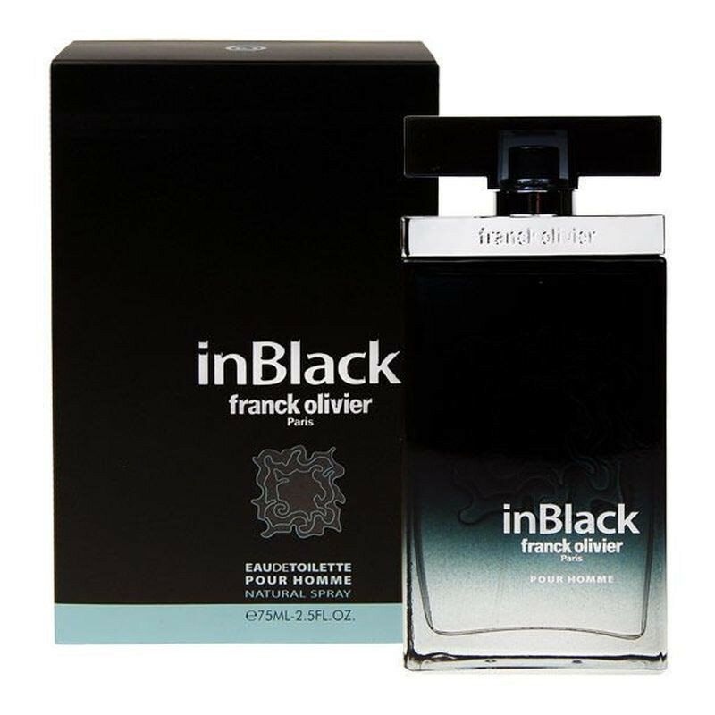 Туалетная вода Franck Olivier "In Black", древесная, мужская, 75мл