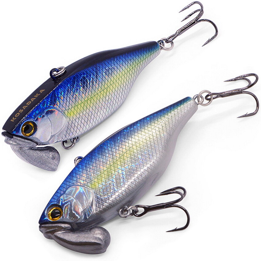 Воблер виб Kosadaka Trigon TN 70S, тонущ, 70мм, 31.5г, цв. BGT