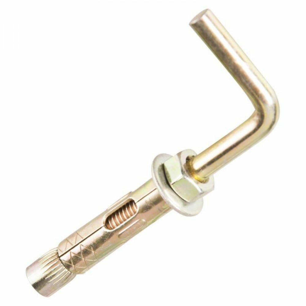 Анкерный болт с Г-образным крюком Tech-Krep/Zitar HL 14x70 2 шт - пакет 112568, желтым цинковым покрытием