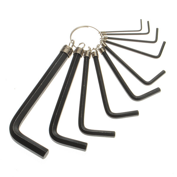 Набор Г-образные ключи 1,5-10мм 10шт на связке Tolsen 20051 (2 шт. в комплекте)