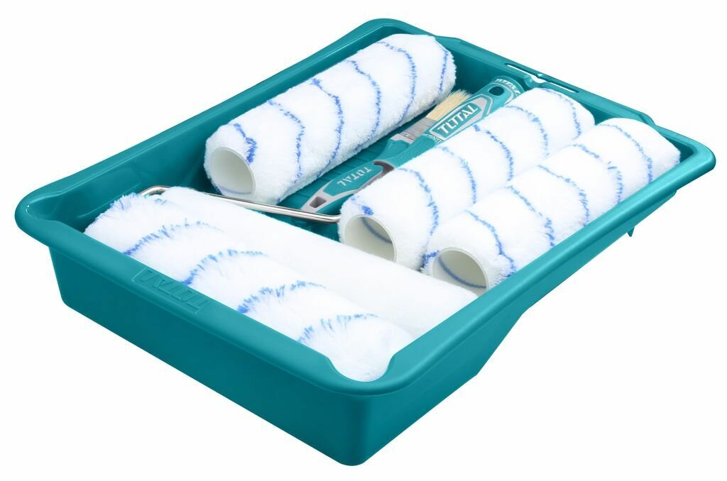 Валики малярные с ванночкой 8 в 1 TOTAL