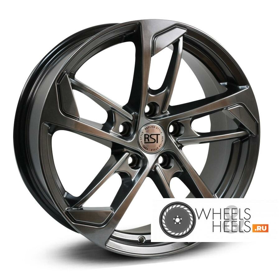 Диск автомобильный литой RST R037 17x7 5x108 et40 dia54.1 Насыщенный антрацитовый