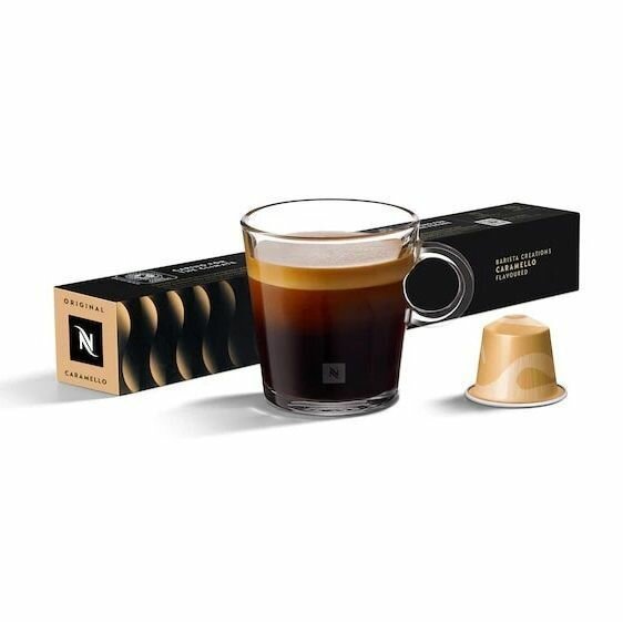 Кофе в капсулах Nespresso CARAMELLO, натуральный, молотый кофе в капсулах, для капсульных кофемашин, неспрессо , 10шт