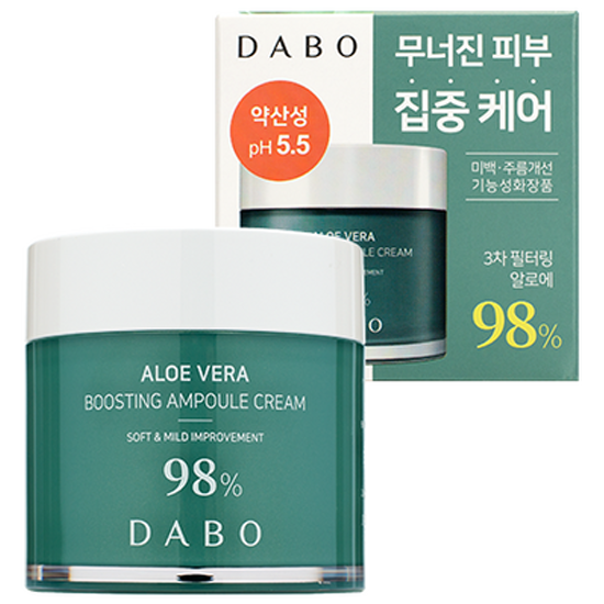 Укрепляющий ампульный крем Dabo с экстрактом алоэ, 100 мл