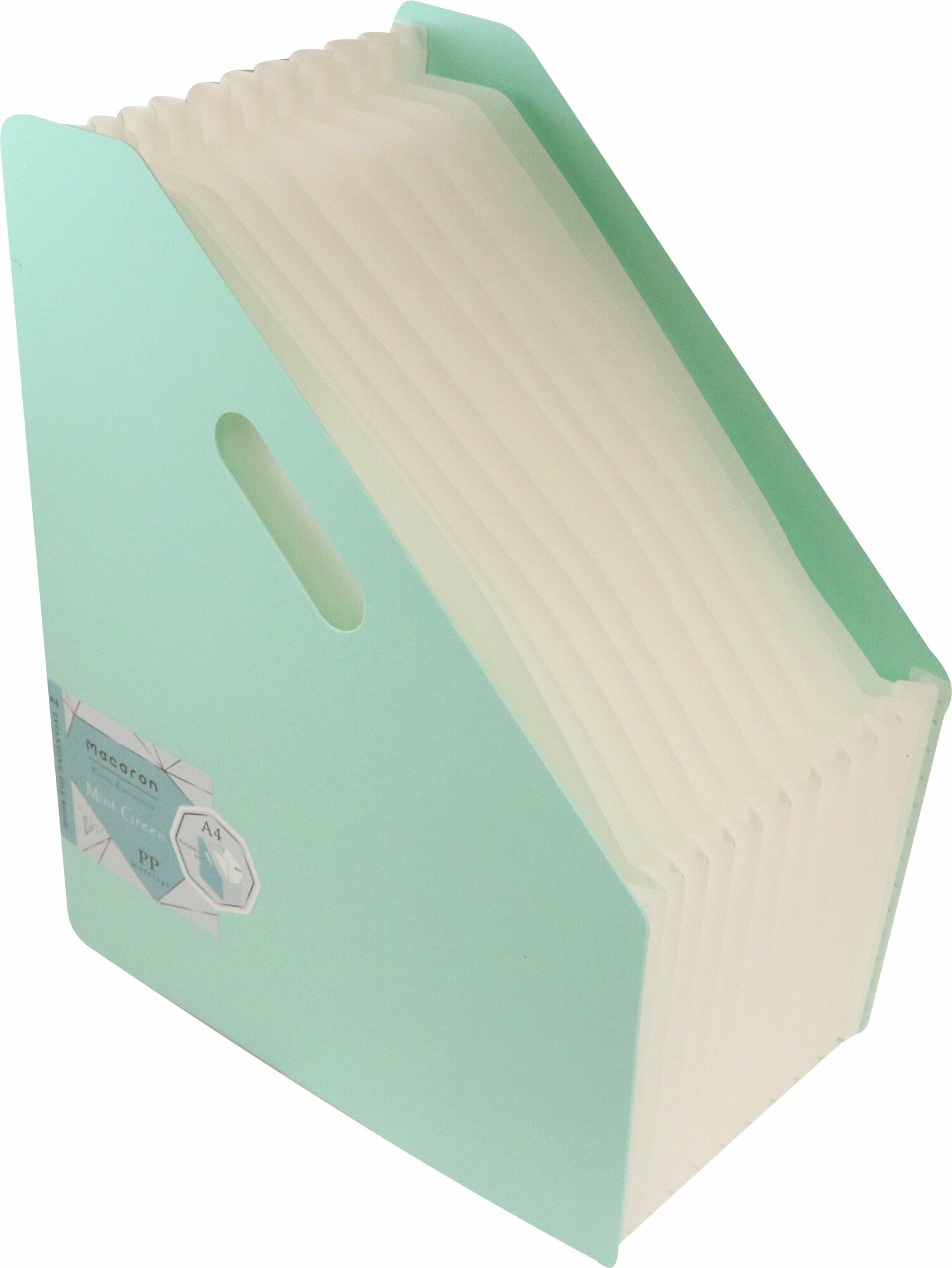 Лоток вертикальный, складной (А4, 13 отделений, цвет в ассортименте) (EB41102)