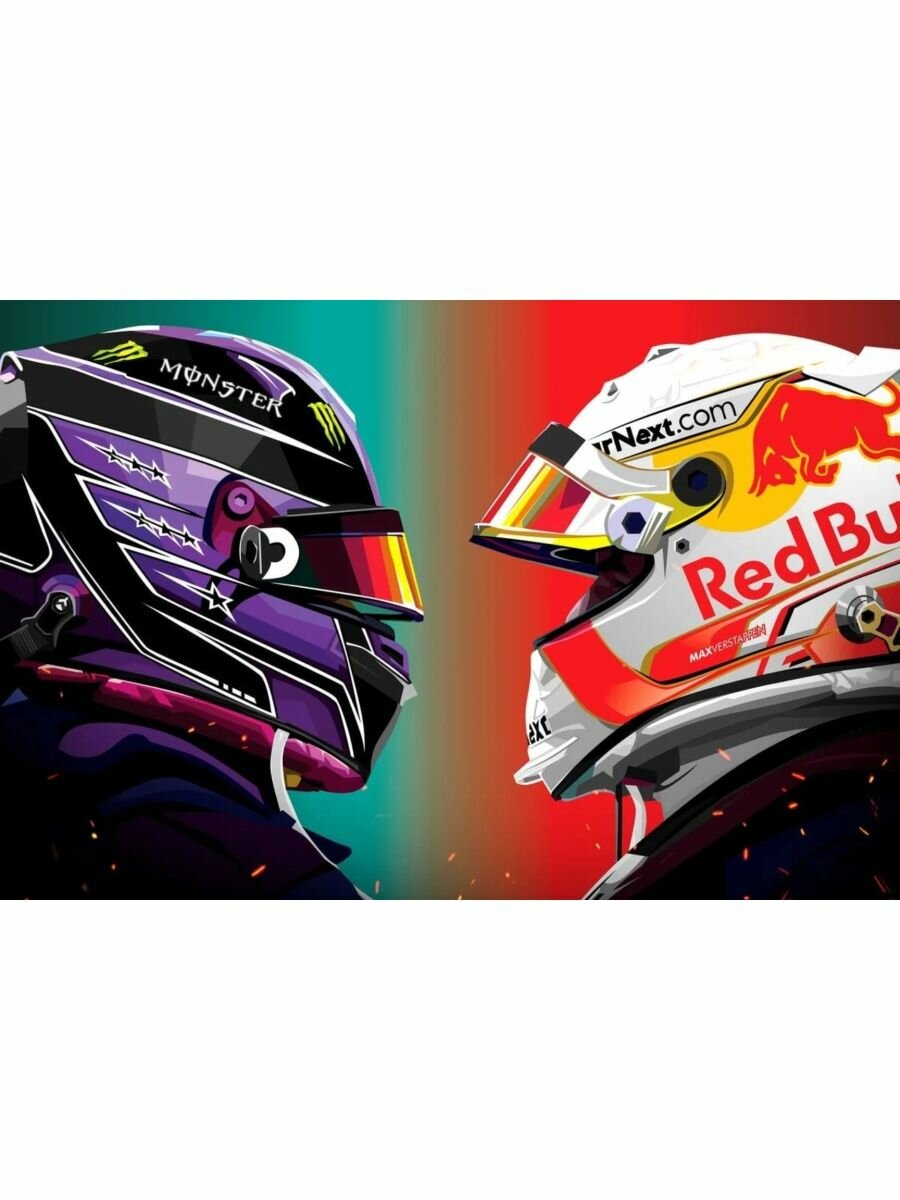 Постер "Hamilton X Verstappen"