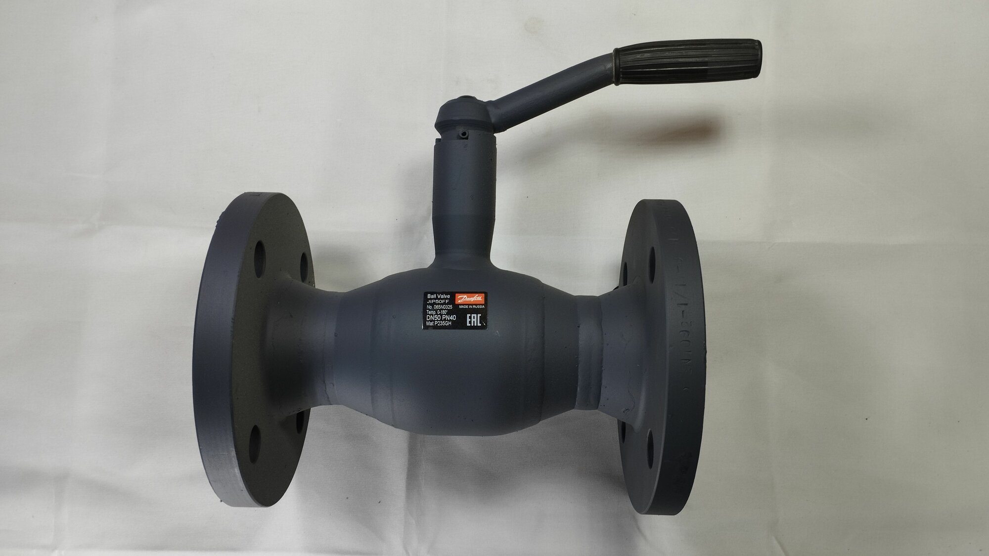 Danfoss 065N0325G - JIP Premium FF Кран шаровой фланцевый Ду50 Ру40 Тмакс 180С с рукояткой