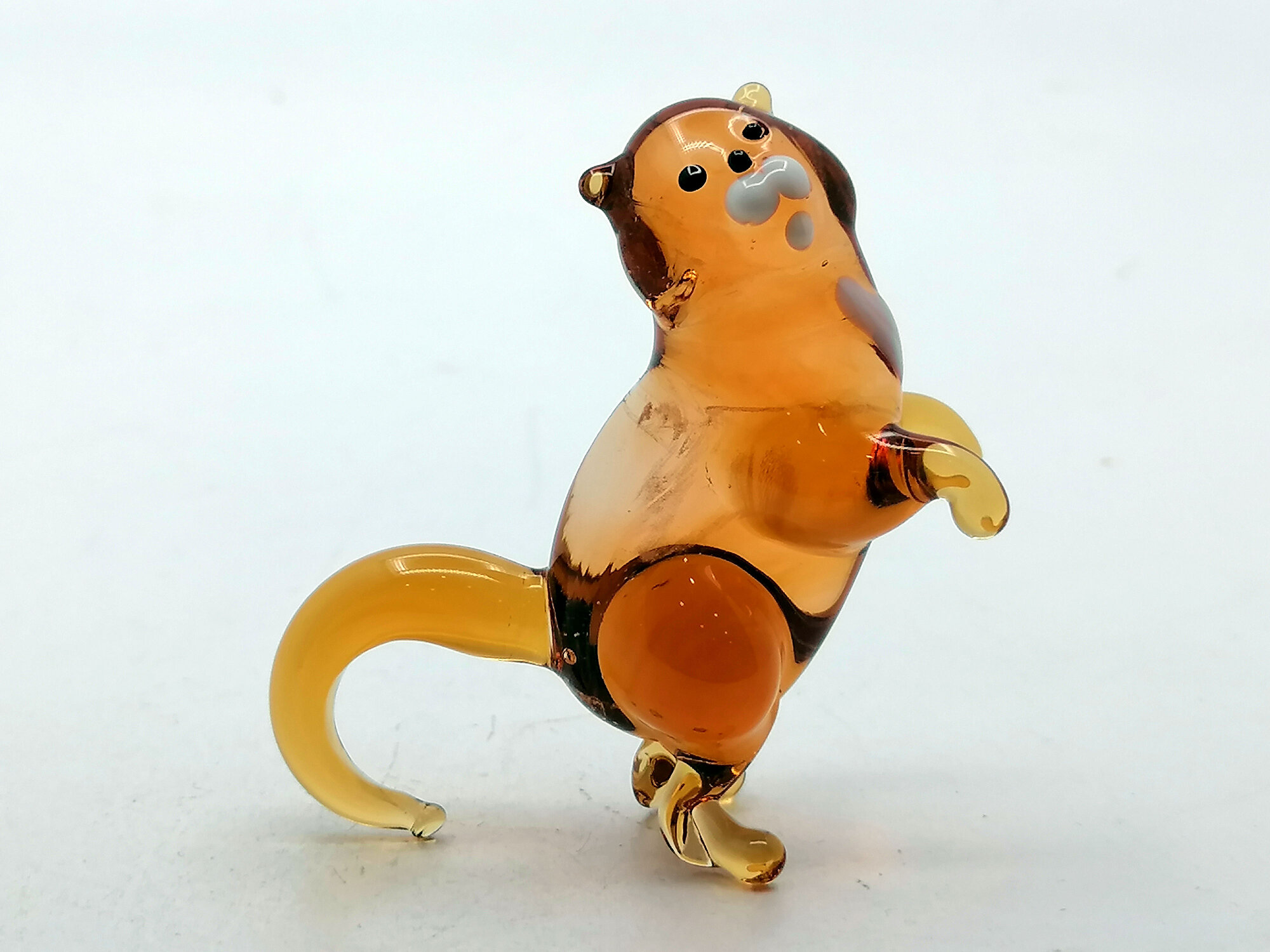 Фигурка из стекла "Кошка"