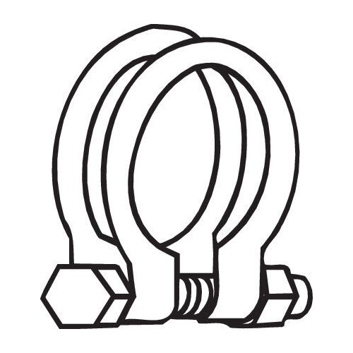 Клемма, система выпуска, BOSAL 250-547 (1 шт.)