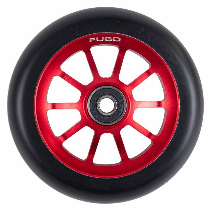 Колесо для самоката X-Treme 110*24мм, Fugo, red, Tech Team, комплектующая для ремонта и тюнинга трюкового самоката
