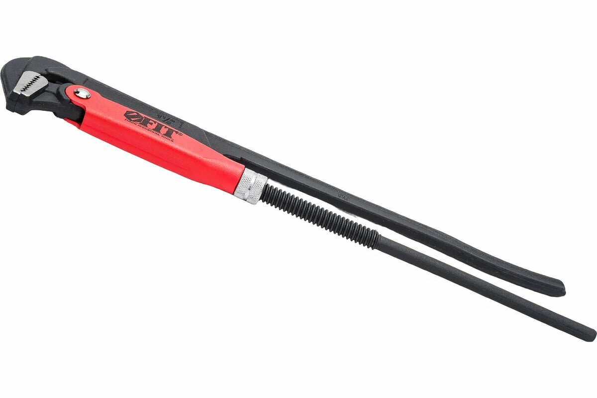 FIT Ключ трубный газовый 90 гр, тип L , инстр. сталь, 1,5", 400 мм 70372