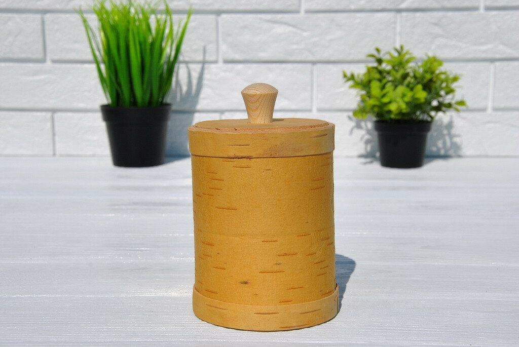 Туес из бересты чистый D10 H13