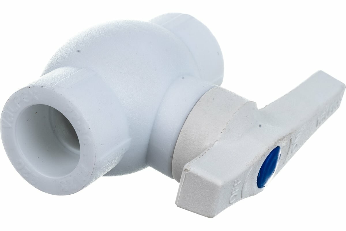 VALFEX шаровый кран из PP-R белый, диаметр 20 мм, для трубопроводной системы
