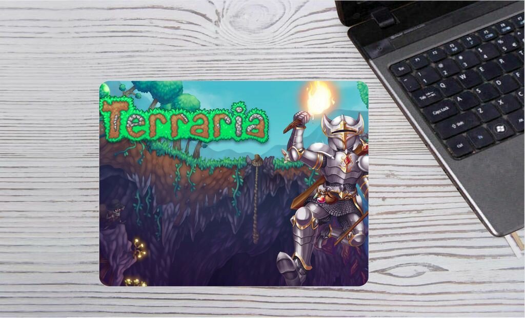 Коврик для мышки игровой 36 на 29 см MIGOM Terraria, Террария №7
