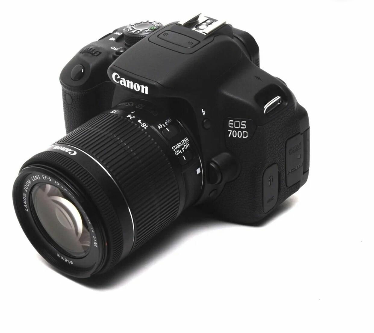 Фотоаппарат Canon EOS 700D Kit EF-S 18-55mm f/3.5-5.6 IS STM, черный