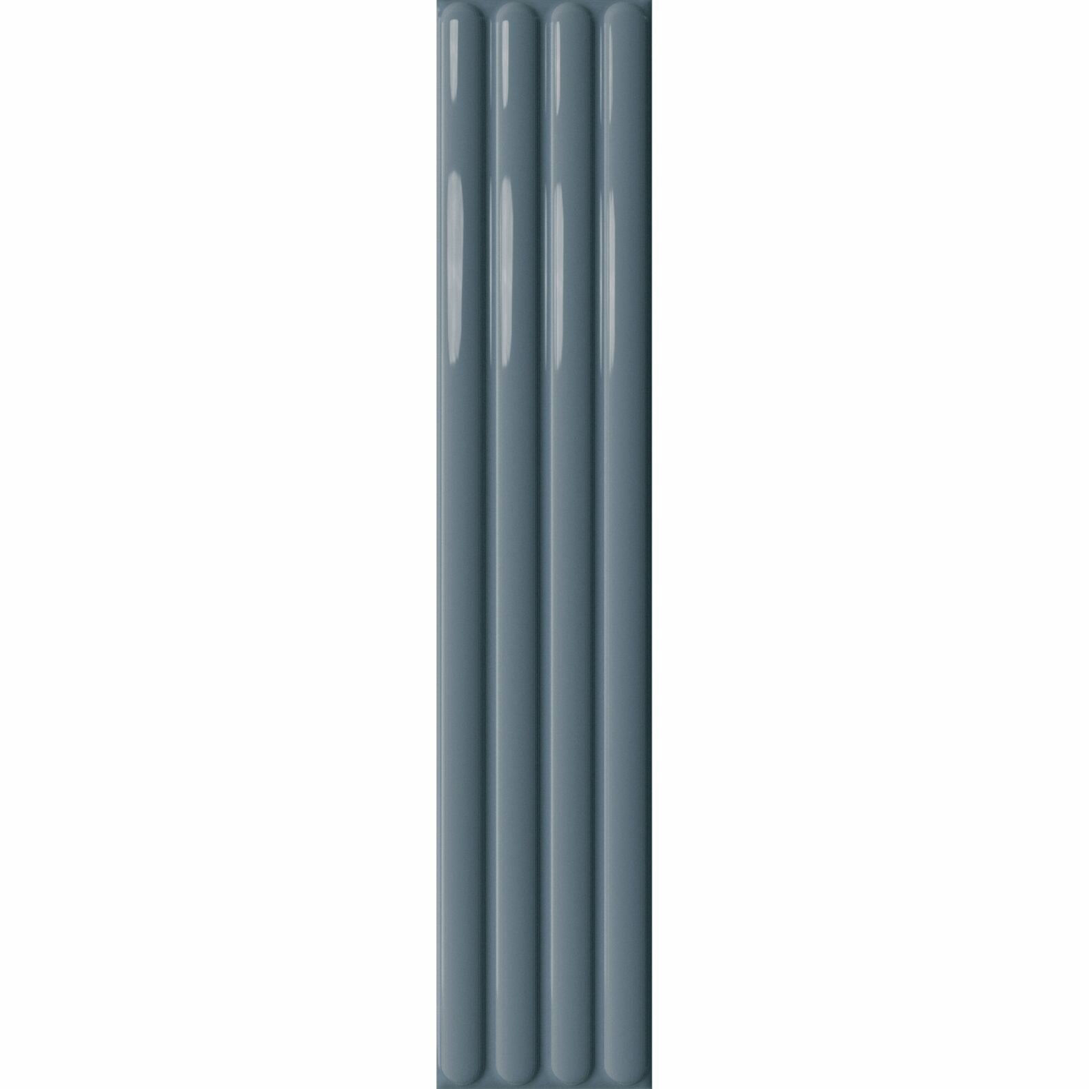 Керамическая плитка DNA Tiles Plinto Out Blue Gloss 10,7х54,2 см (78803293)