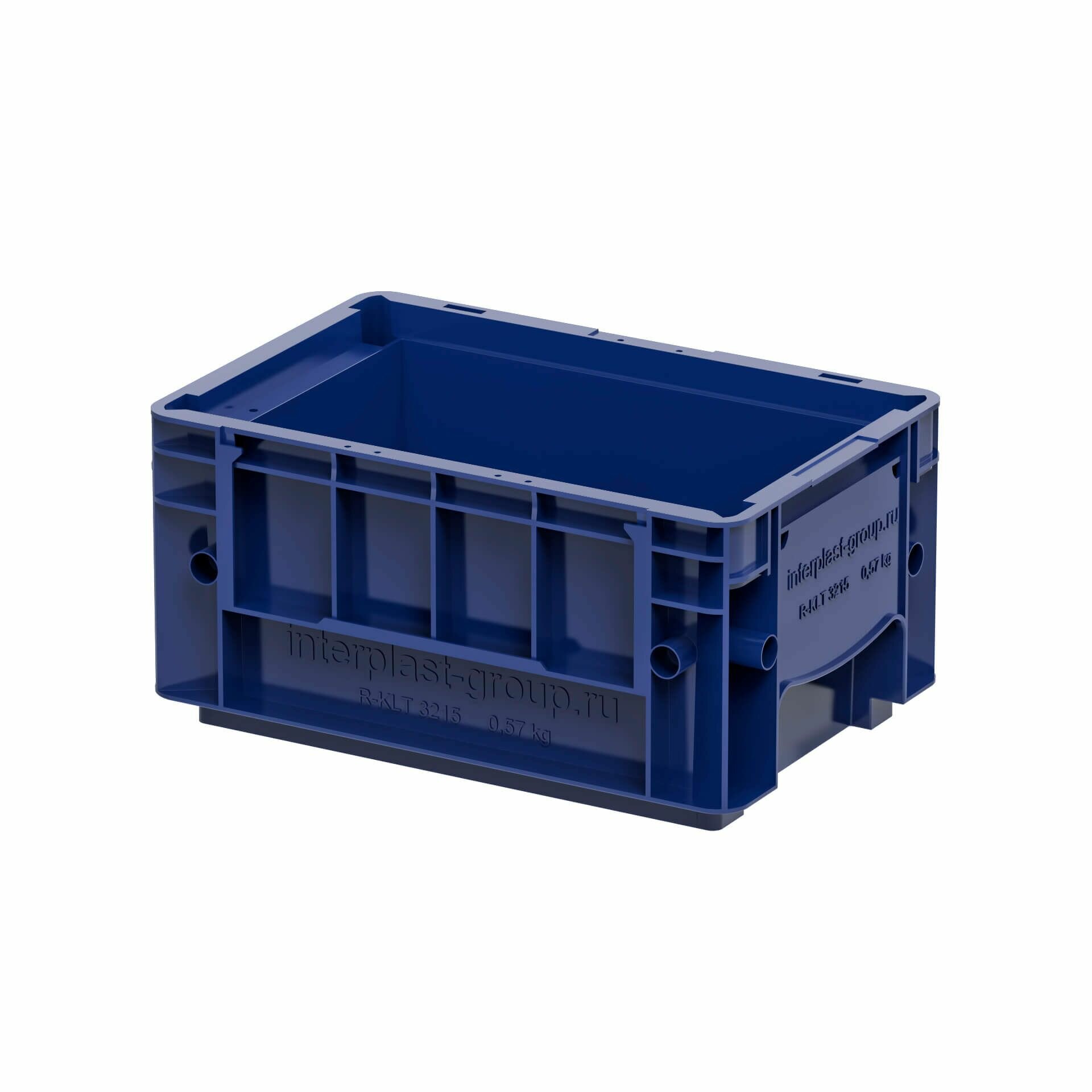 Ящик пластиковый, Контейнер, R-KLT 3215, 297х198х147,5 мм, синий