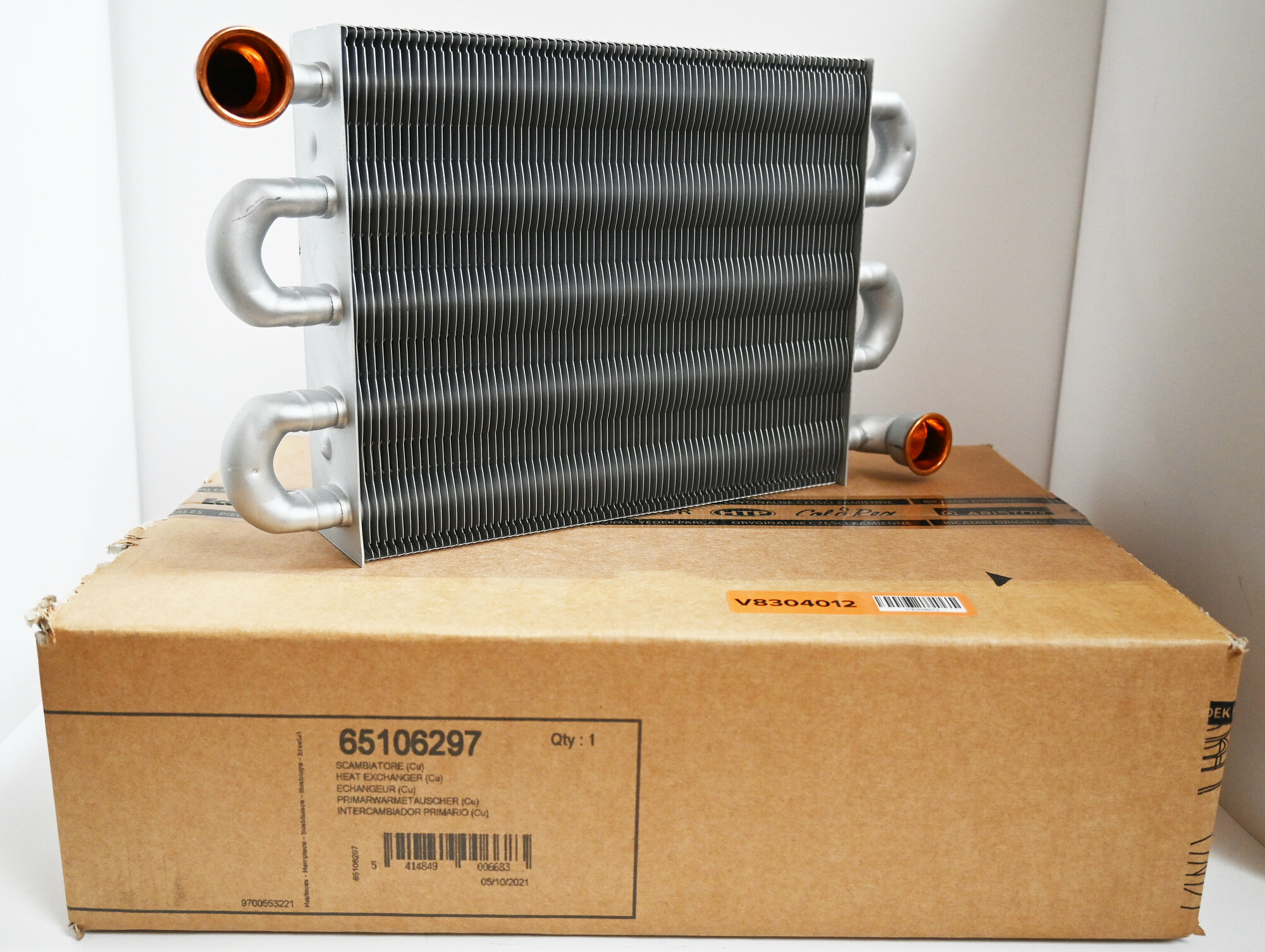 Основной теплообменник (CU) Ariston 65106297 (оригинал)