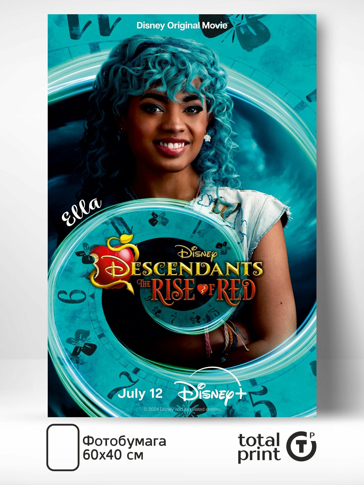 TotalPrint Постер для интерьера по фильму, 60х40см, Наследники: Возвышение Рэд