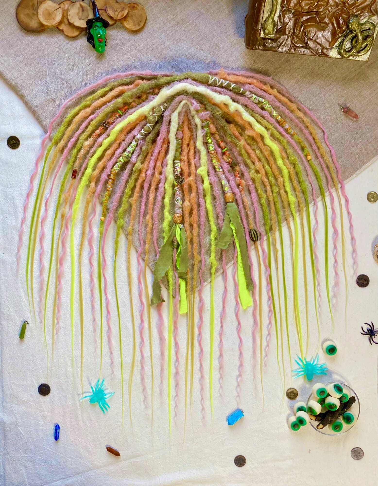 Де дреды из канекалона "Enchantress", ручная работа