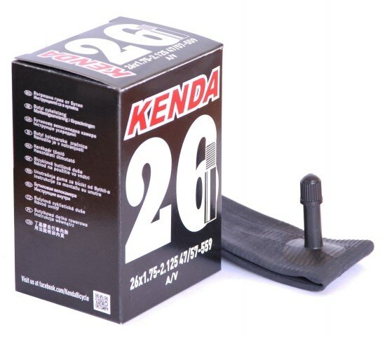 KENDA Велокамера Kenda 26"x1,75-2.125 стандарт a/v