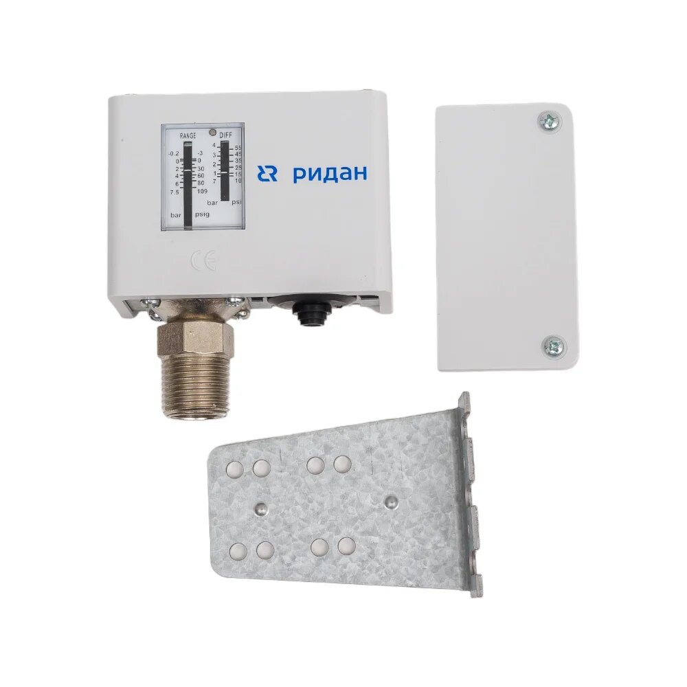 Реле давления Ридан kpi35r, диапазон -0,2.7,5 бар, дифф. 0,7.4 бар, присоединение g 1/2 060-132466R