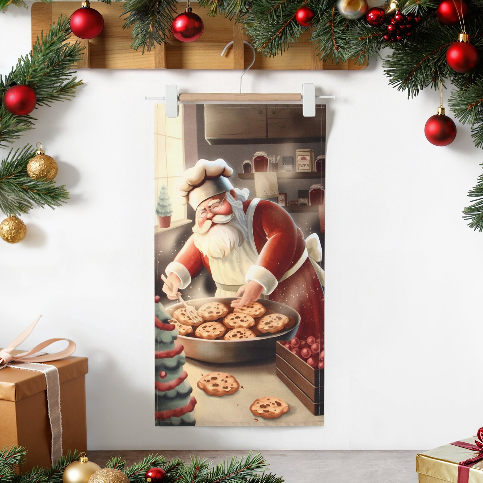 Полотенце Этель Сookies 40х73 см, 100% хлопок, саржа 190 г/м2, 10646668