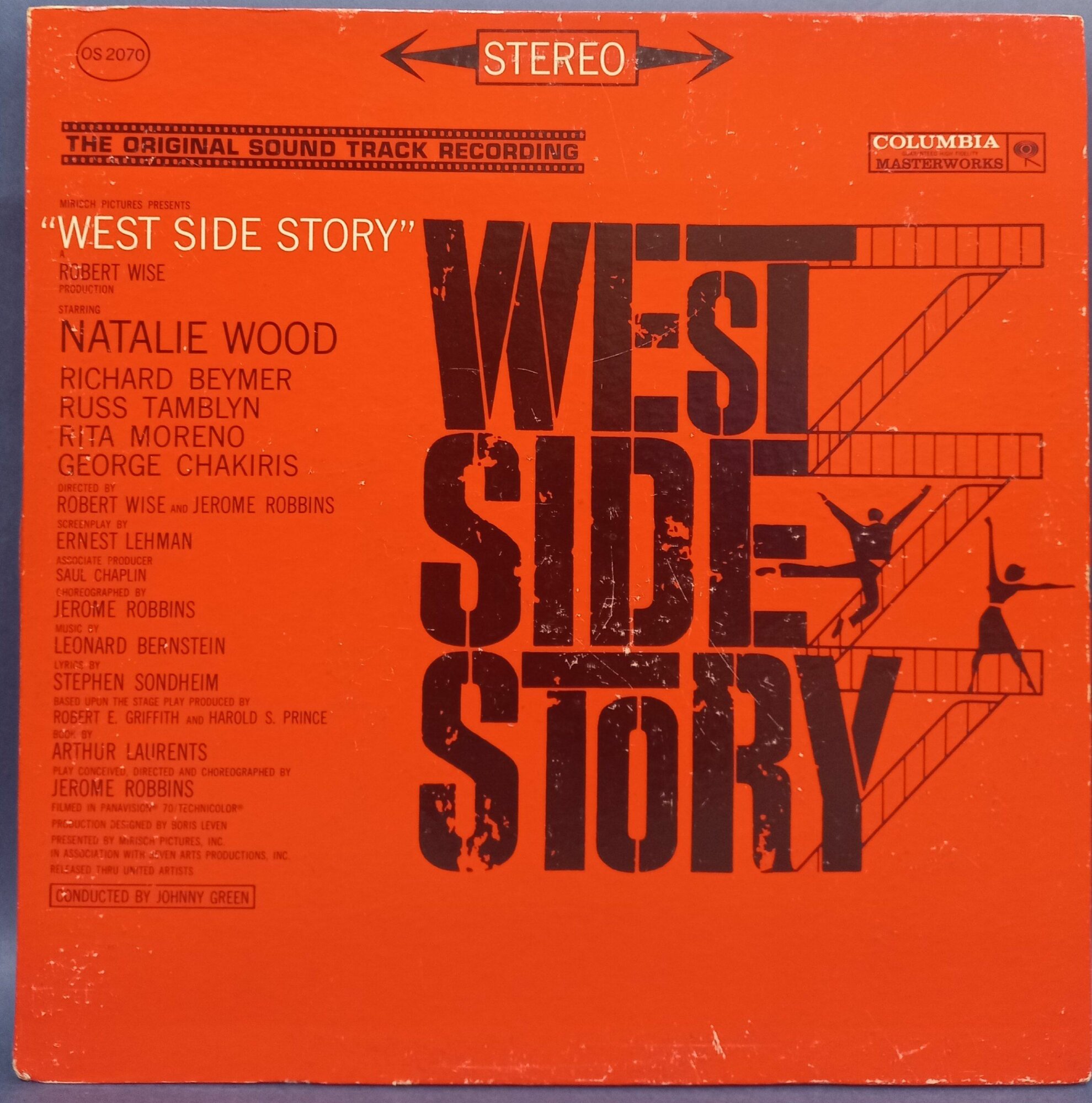 Leonard Bernstein - West Side Story (LP) 1961 г. винтажная виниловая пластинка