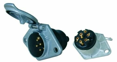 Розетка 7/7. метал соед. винтовое 24v typ n iso1185 Vignal Systems D10873