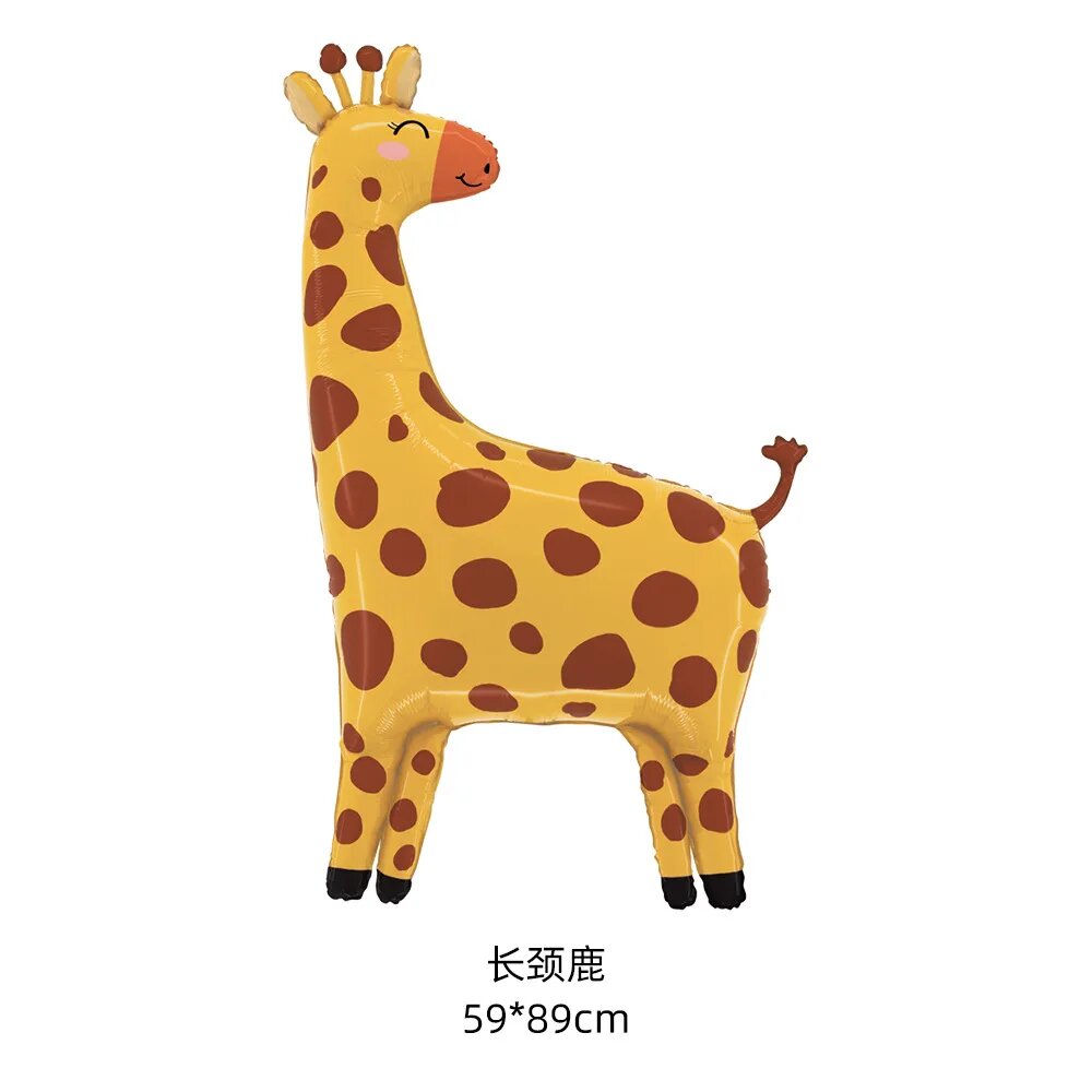 Мультяшные животные, детские игрушки, мультяшная алюминиевая пленка, воздушный шар с животными, декор для вечеринки в честь Дня Рождения, детский балон