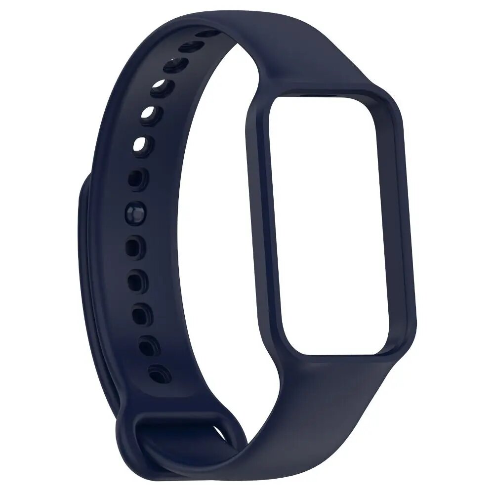 Силиконовый ремешок для Redmi Smart Band 2 темно-синий