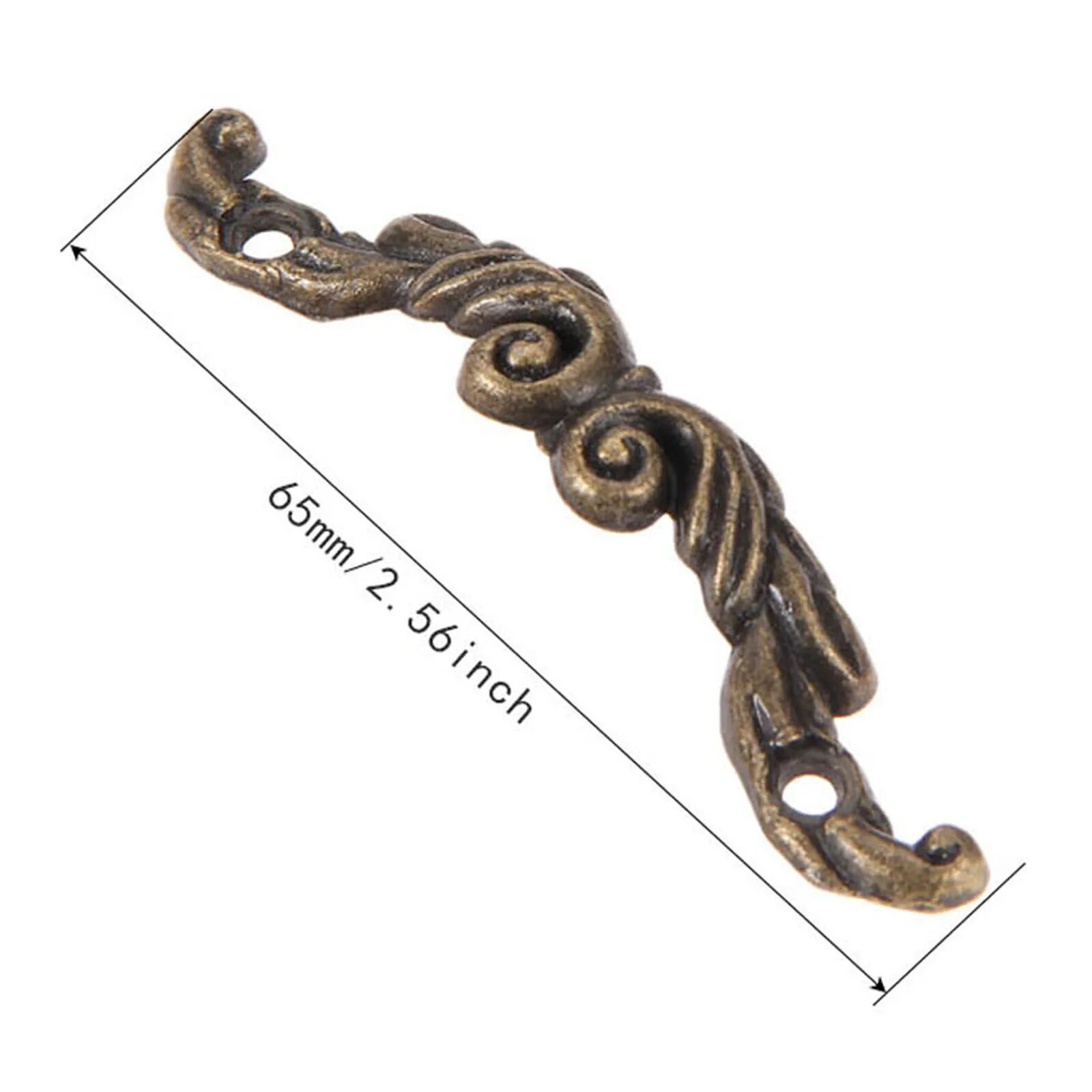 2 шт. ретро ручка для ювелирных изделий деревянная шкатулка ручки под старину ящик, ручки шкафа Ручка фурнитура Аксессуары