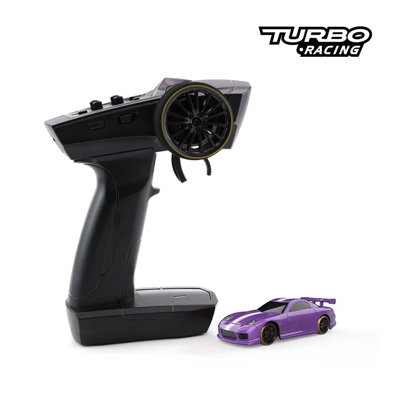 Радиоуправляемая машина Flyhike Turbo Racing 1:76 Фиолетовый, C61-Purple
