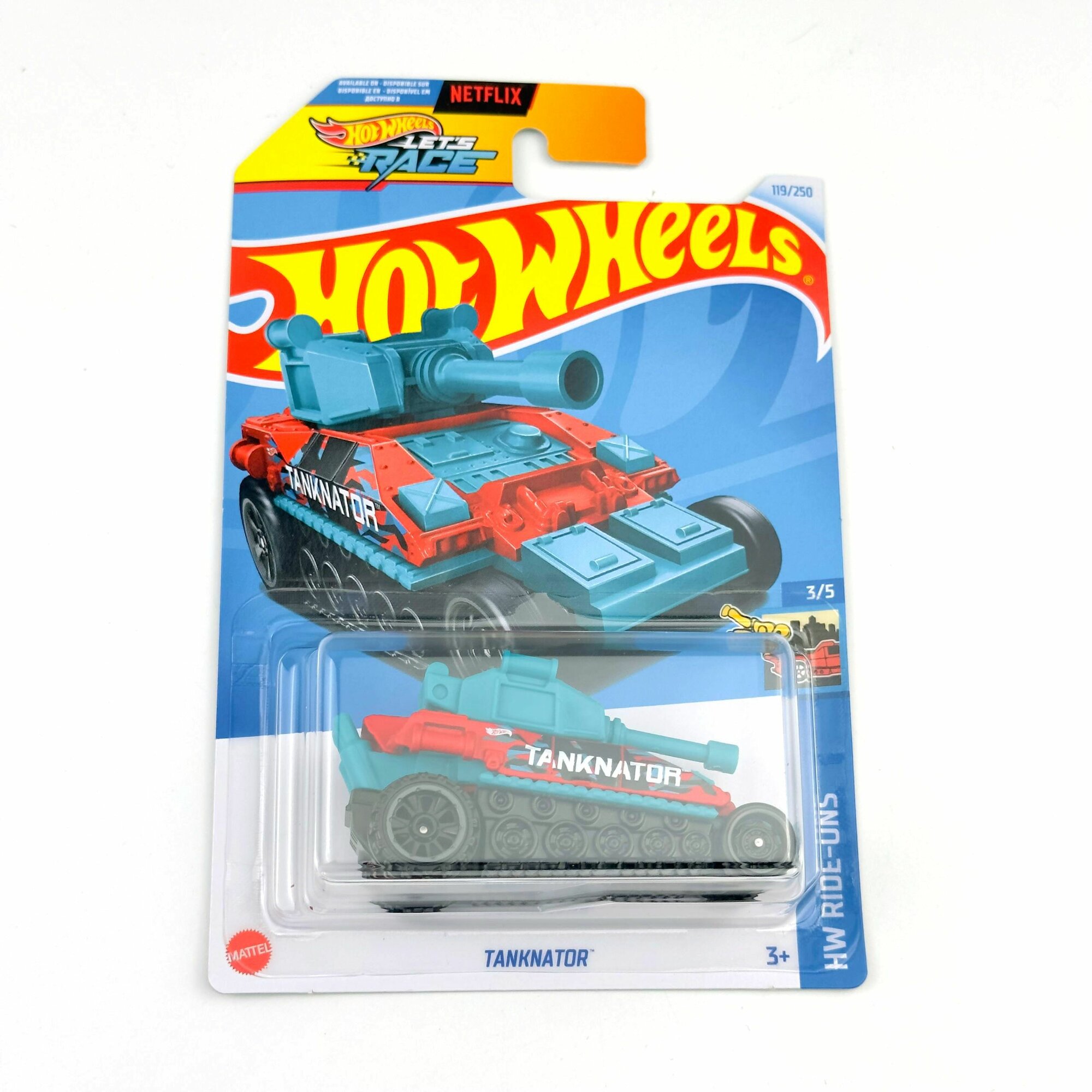 Машинка Mattel 2024 TANKNATOR танк 2024