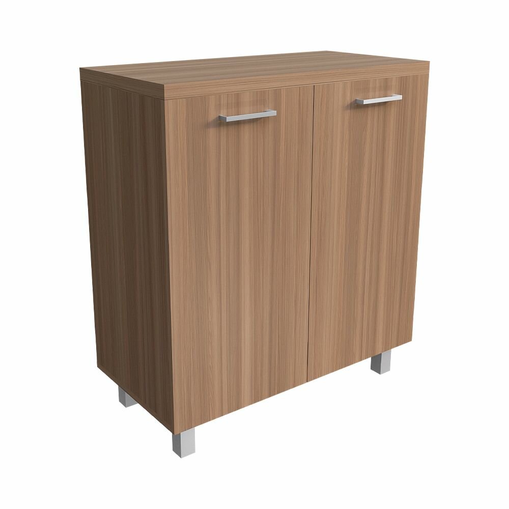Тумба офисная / креденция 2 двери ПР501, р.800х400х900, Ясень шимо темный