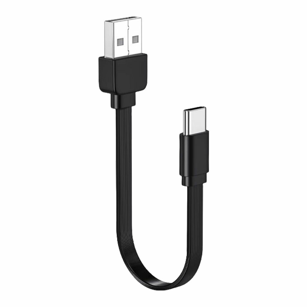 Прямой угол USB C Самцовый кабель синхронизации данных с 480 Мбит / с скоростного зарядного устройства широкая совместимость, 0.2m - прямая голова