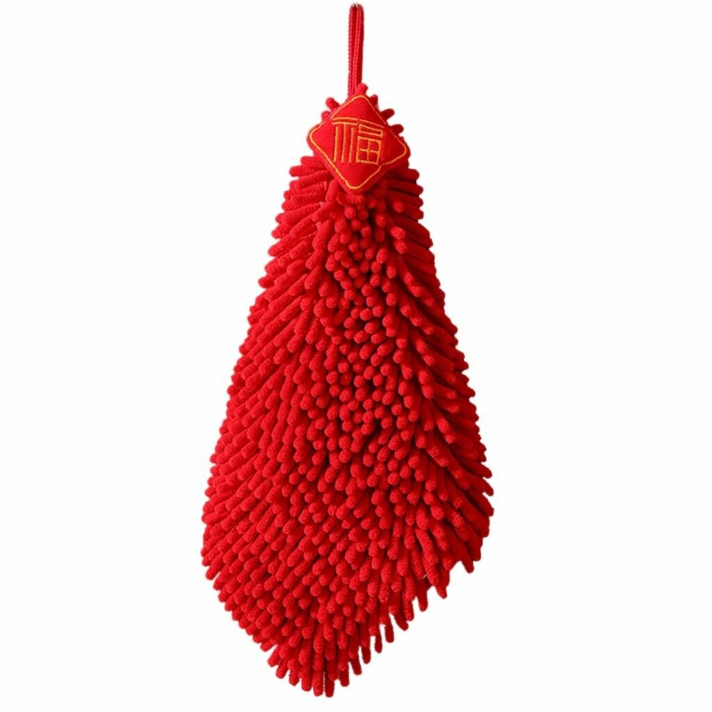 Настенное полотенце для протирания рук, впитывающее быстросохнущее чистящее средство кухни, ванной комнаты, материал синели