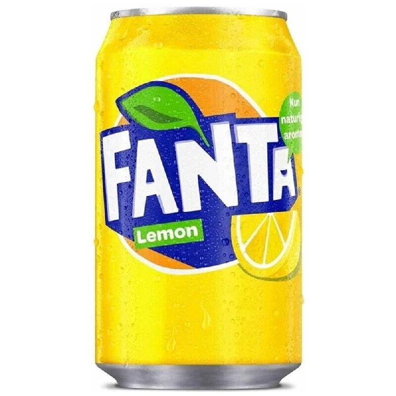 Напиток FANTA LEMON (Германия) Лимон сильногазированный /жесть/ 0,33л