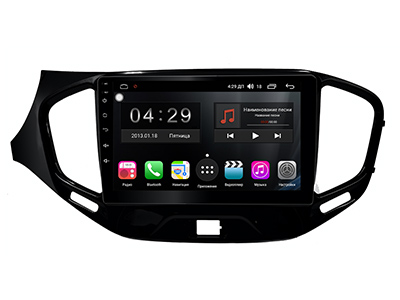 Штатная магнитола FarCar s500 для Лада Веста 2015-23(4-64gb)sim карта в подарок