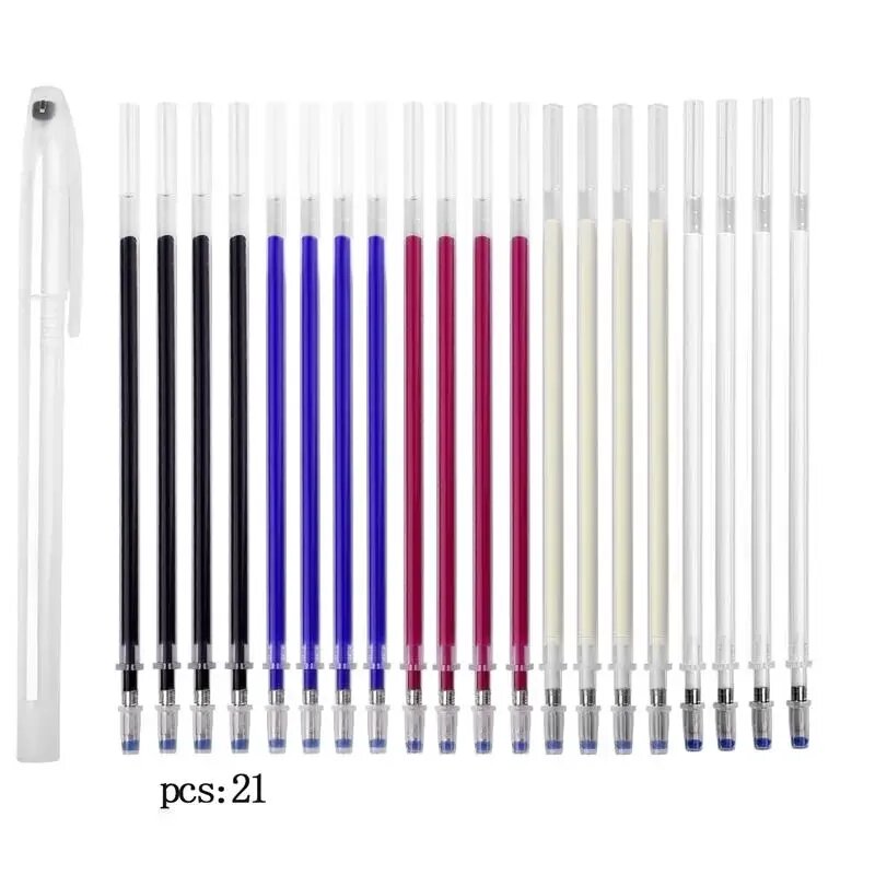 Набор исчезающих маркеров для ткани, белый, 21PCS-01