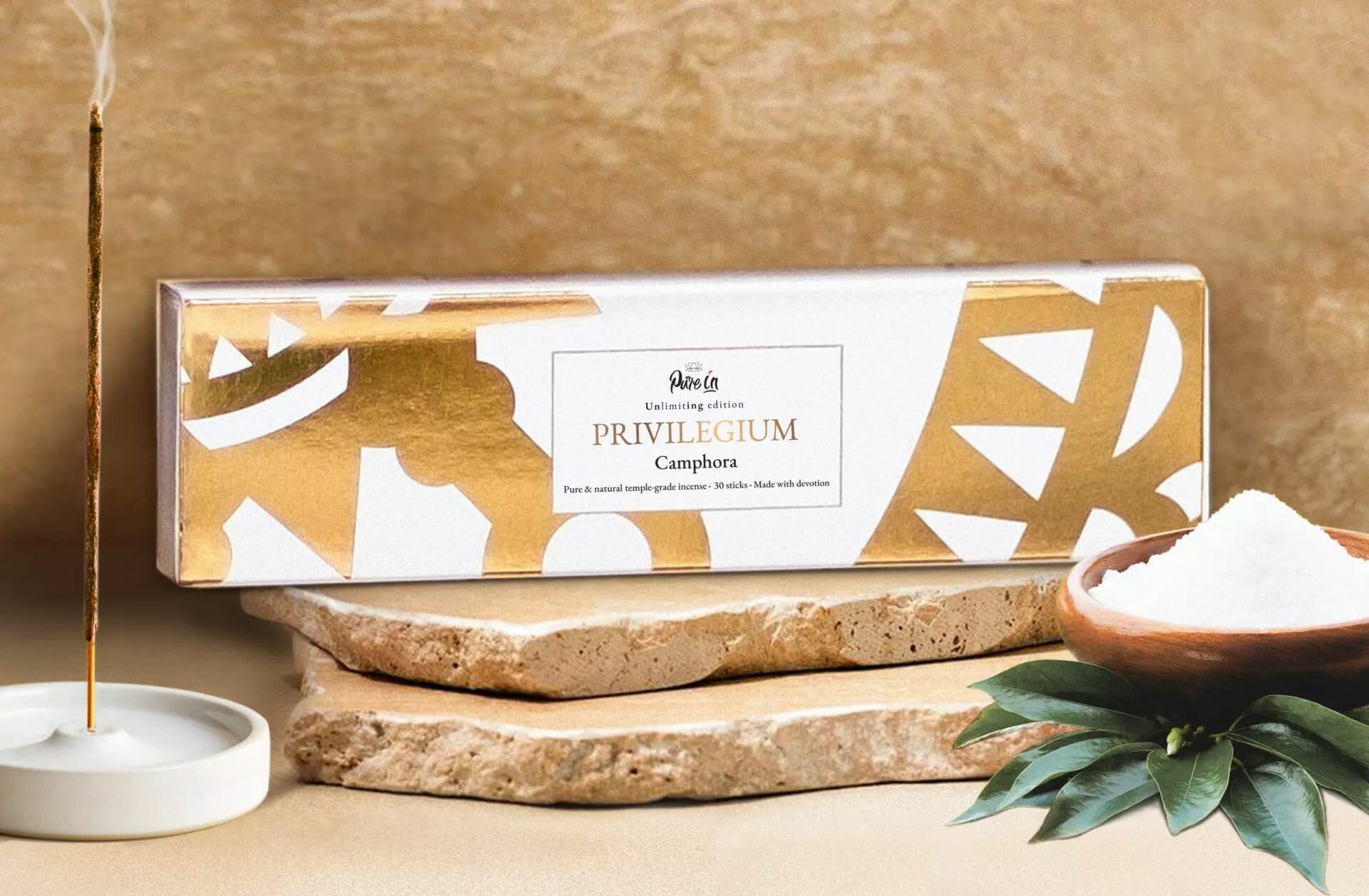 Набор благовоний PURE IN Privilegium Peace из 3 ароматов для медитации, йоги, ароматерапии