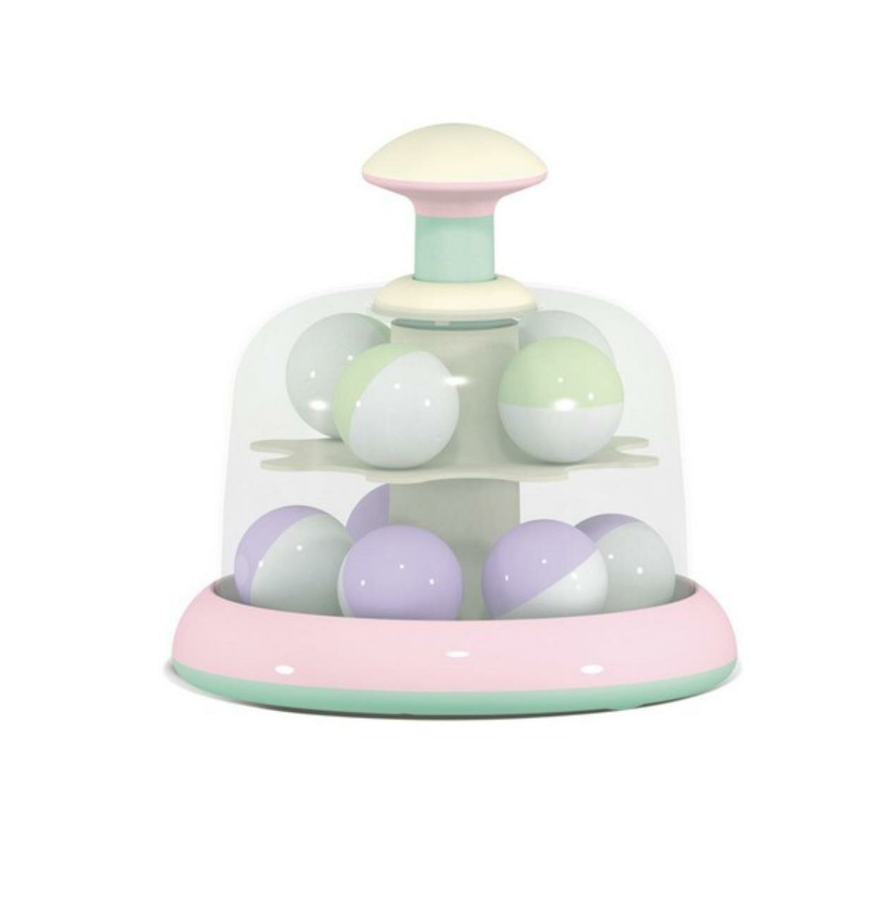 Юла-карусель STELLAR "Карамель" с шариками, для малышей 1-3 лет, 35 см