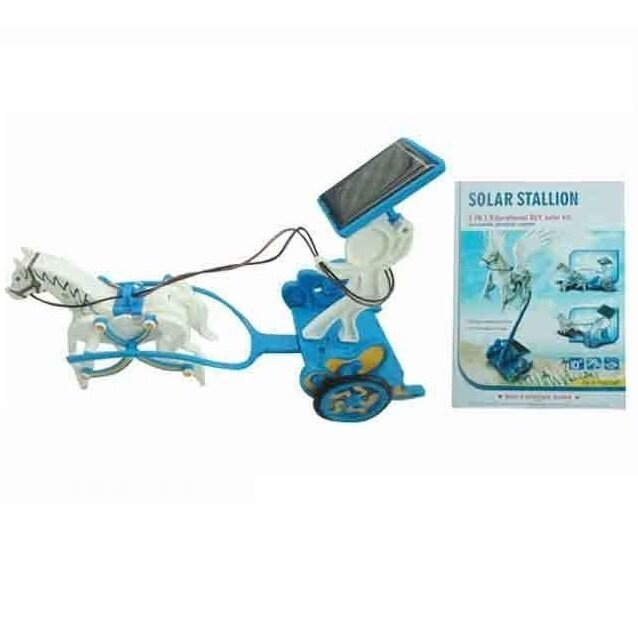 Конструктор Нескучные игры Наездник на солнечной батарее, детали для сборки, наклейки, инструкция (803136/DF666-6)