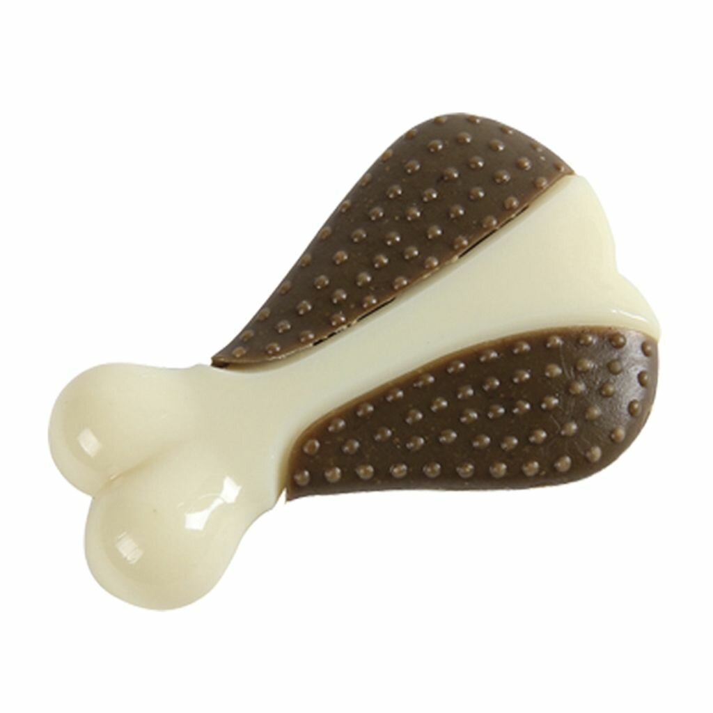 Игрушка для жевания собак агрессивных жевательных костей, нейлоновый со вкусом говядины, неразрушимый прорезыватель зубов, моляр