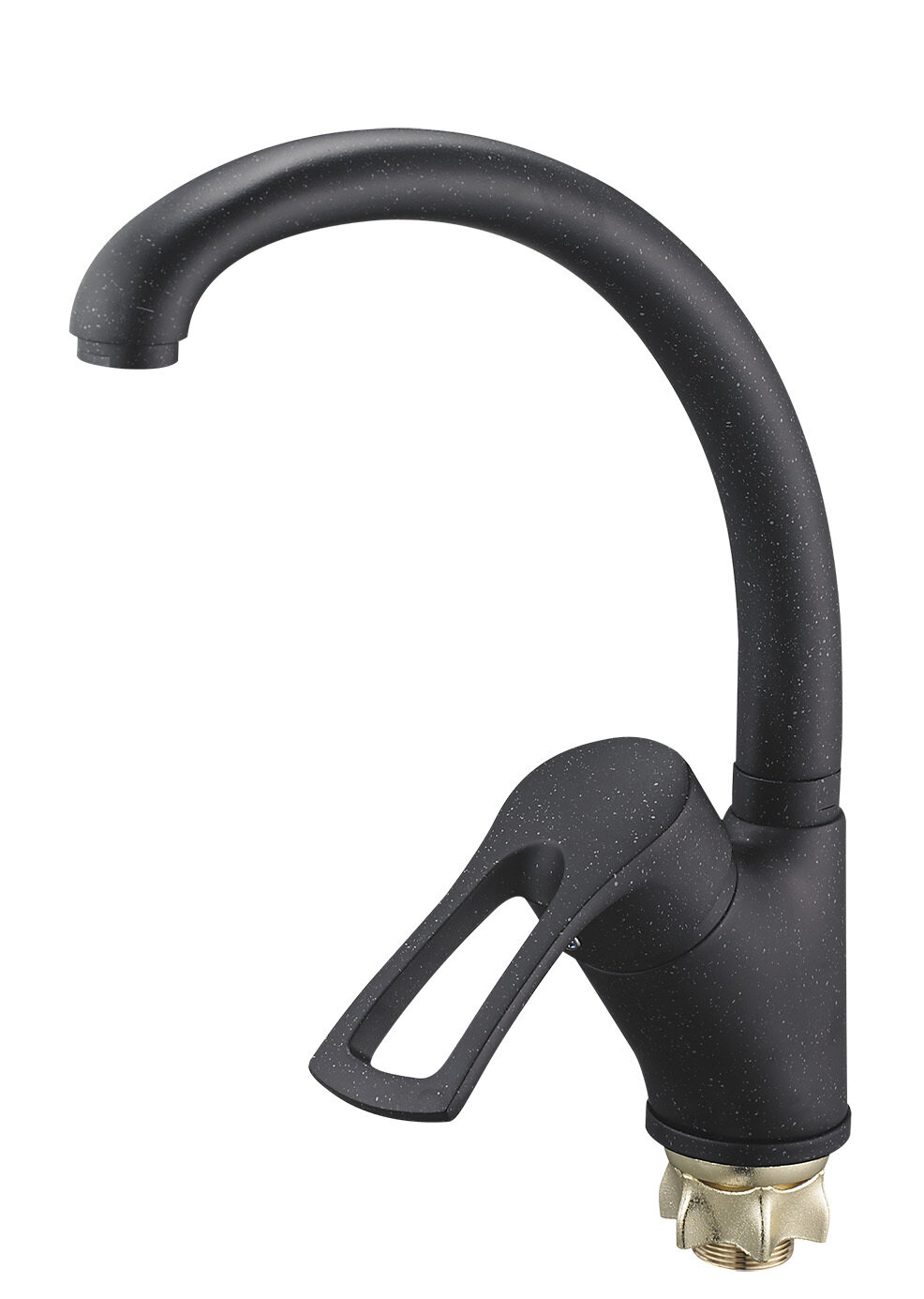 Смеситель для кухонной мойки SOLONE KAK4-A181KB, черный