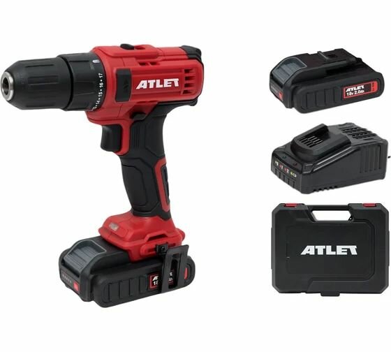 Аккумуляторная дрель-шуруповерт ATLET CDT218D8