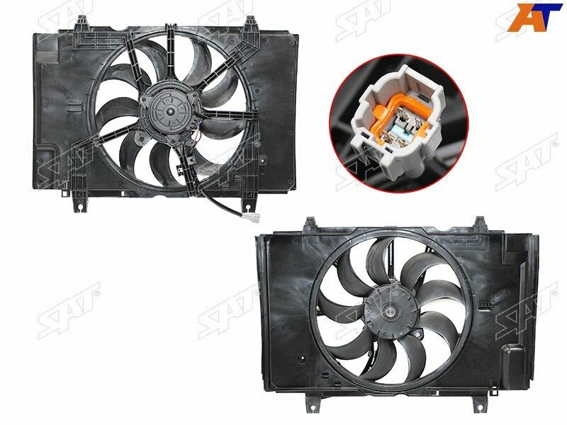 . SAT Диффузор радиатора в сборе для NISSAN JUKE 10-